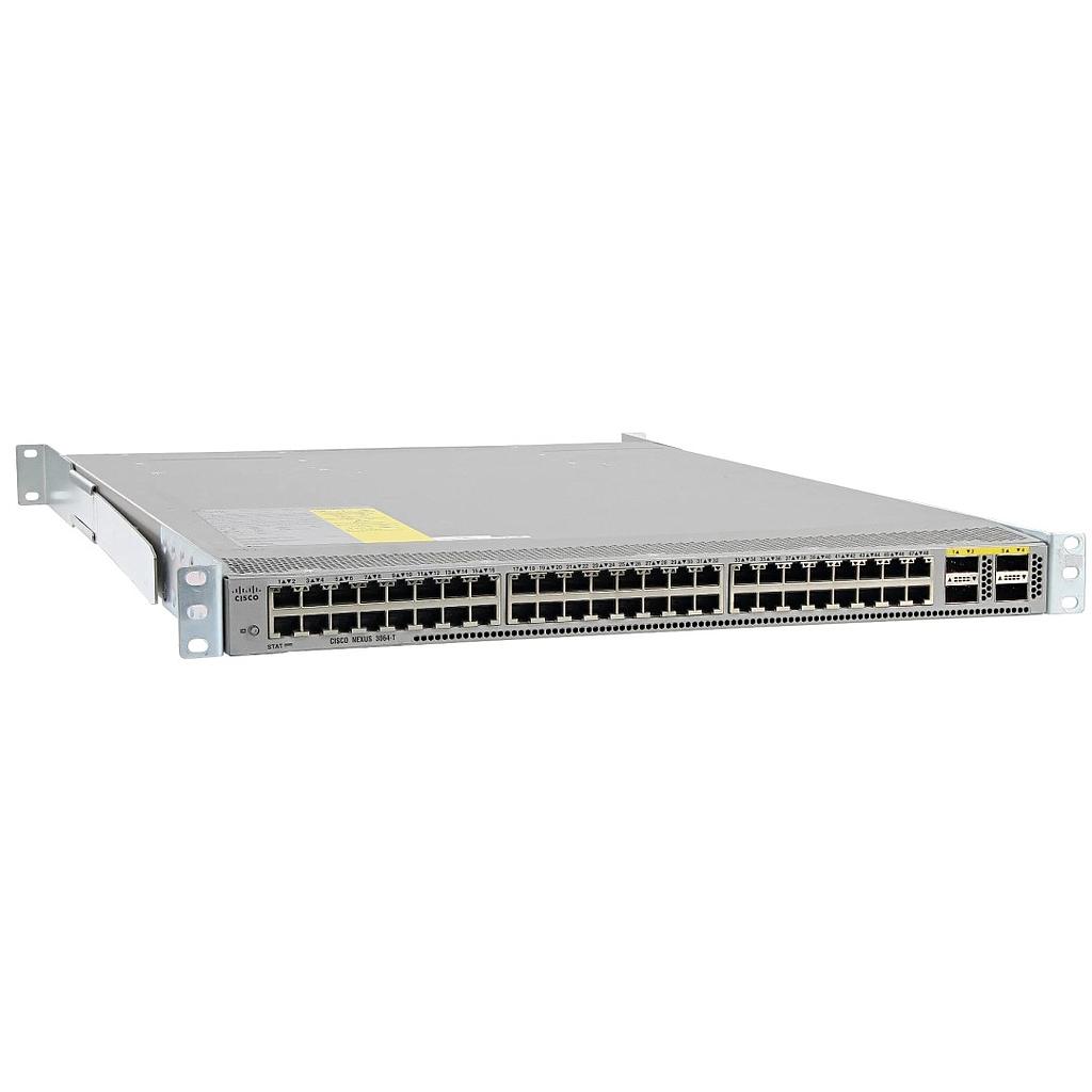 Cisco Nexus 3064-T, 48 10GBase-T and 4 QSFP+ ports, choice of airflow ...