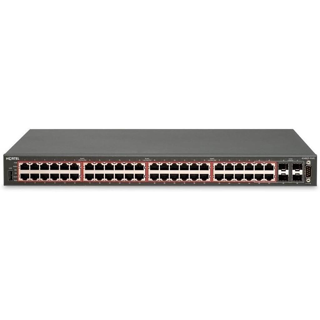 Avaya 4548GT-PWR 48x 10/100/1000BASE-T PoE ports & 4 shared SFP ports ...
