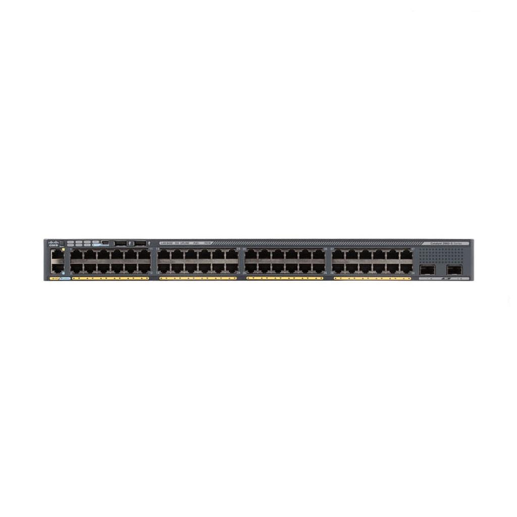 Cisco Catalyst 2960X 48 10/100/1000 PoE+ ports (PoE budget of 740 W ...