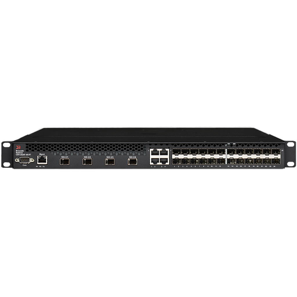 Brocade NetIron CER (Carrier Ethernet Router) 24 SFP ports of 100 ...