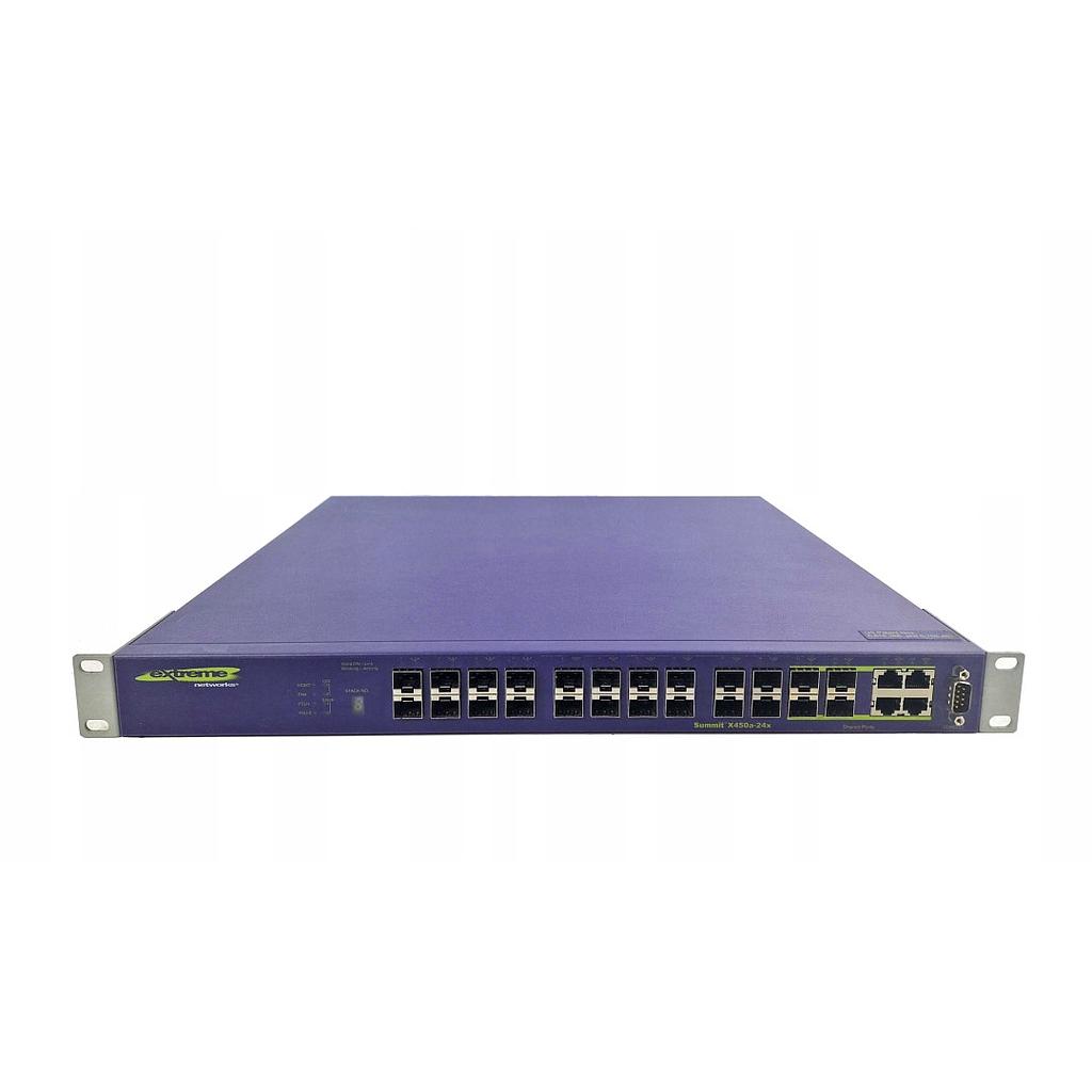 Extreme Networks Summit X450a-24x, 24 Ports 1000BASE-X SFP ports, 4 10 ...