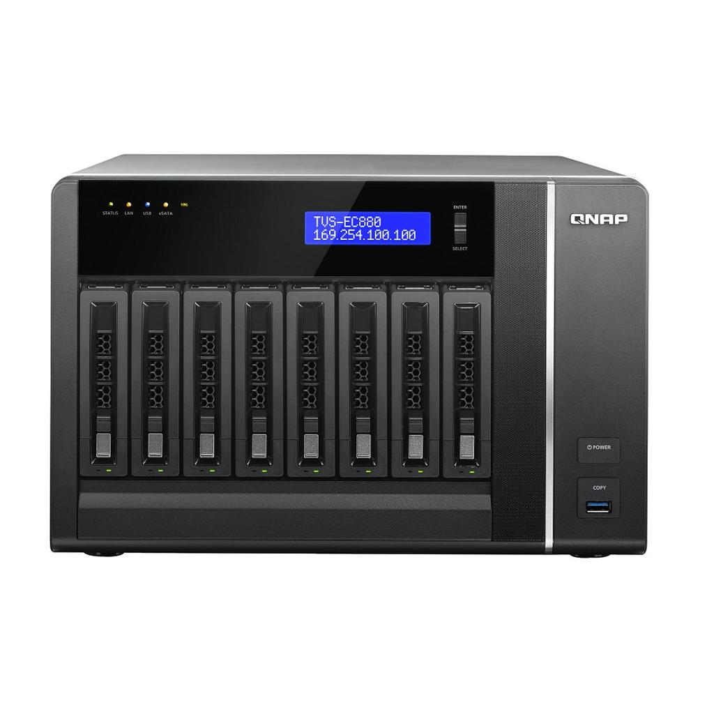 QNAP High Performance Edge Cloud Turbo vNAS 8-bay, 10GbE-Ready Chassis ...