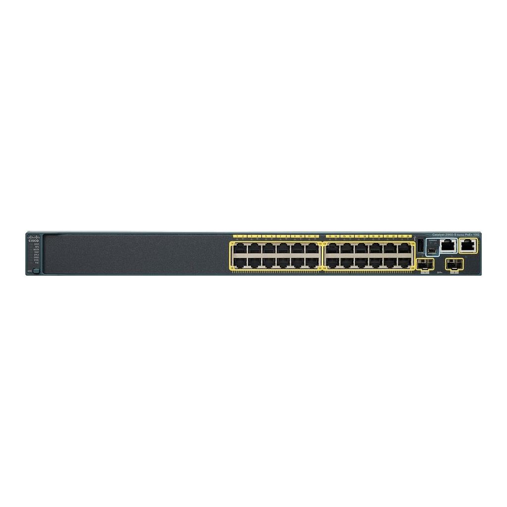 Cisco Catalyst 2960S 24 10/100/1000 Ethernet PoE 370W, 2 x 10G SFP+ LAN ...